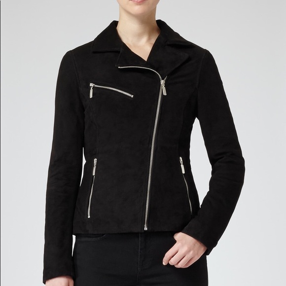 Reiss | Jackets & Coats | Reiss Suede Biker Jacket | Poshmark